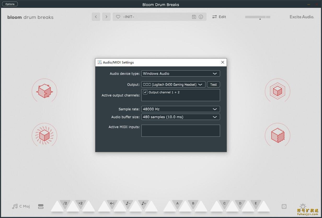 Excite Audio Bloom Bundle(人声鼓声循环生成插件捆绑包) v1.0.0 免费安装版_音频处理_符号扩展迷